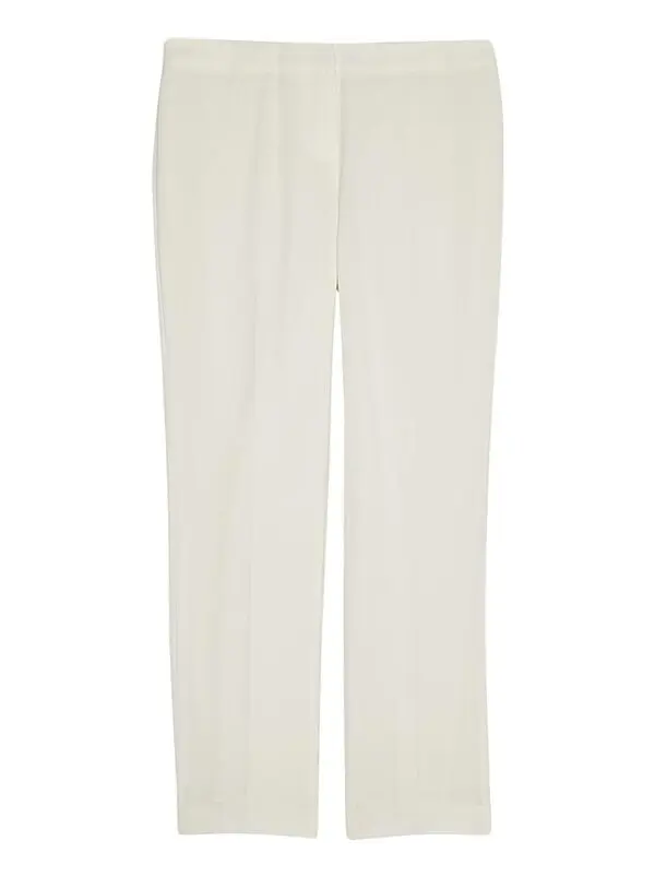 Lafayette 148 New York Barrow Crepe Pants - Cloud