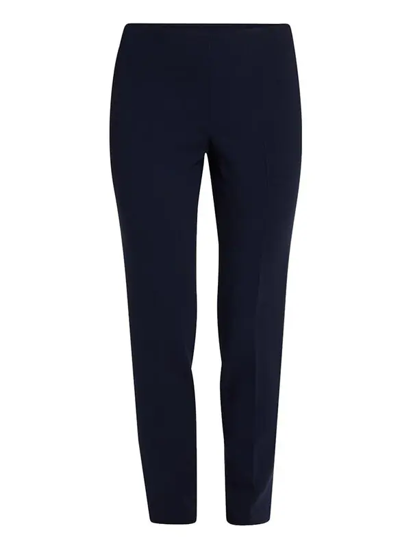 Akris Melissa Ankle-cut Slim Pants - Navy