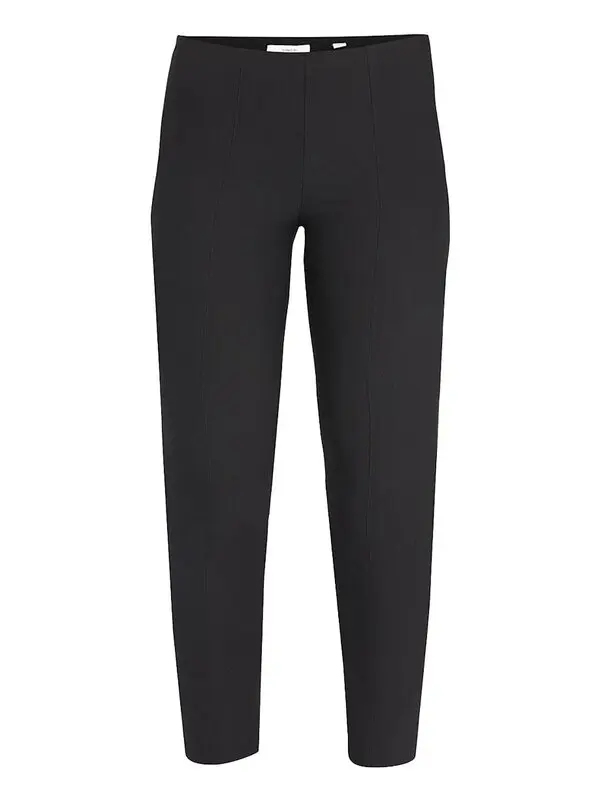 Vince Bobbi Mid-rise Stitch Front Seam Leggings - Black