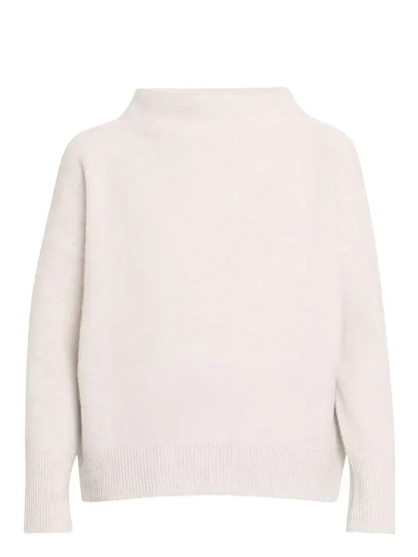 Vince Boiled Cashmere Turtleneck Pullover - Gray