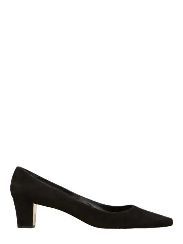 Manolo Blahnik Okkatopla Suede Pumps - Black
