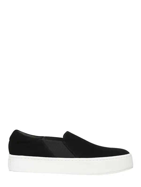 Vince Warren Suede Platform Sneakers - Black