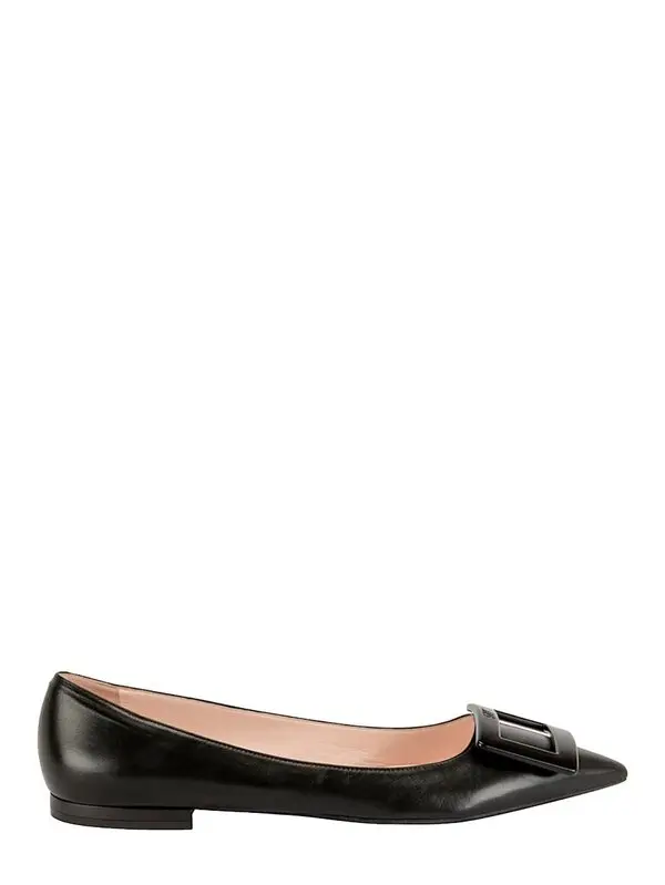 ROGER VIVIER Gommettine Ballet Flats - Black