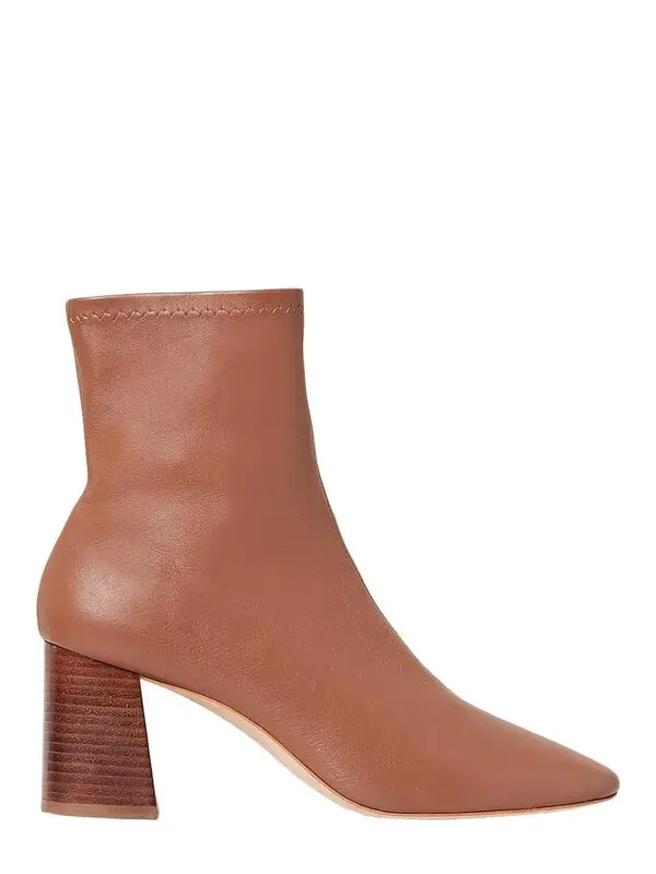 LOEFFLER RANDALL Elise Napa 75mm Ankle Booties - Acorn
