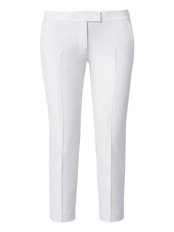 Akris Frankie Stretch-cotton Cropped Pants - Cream