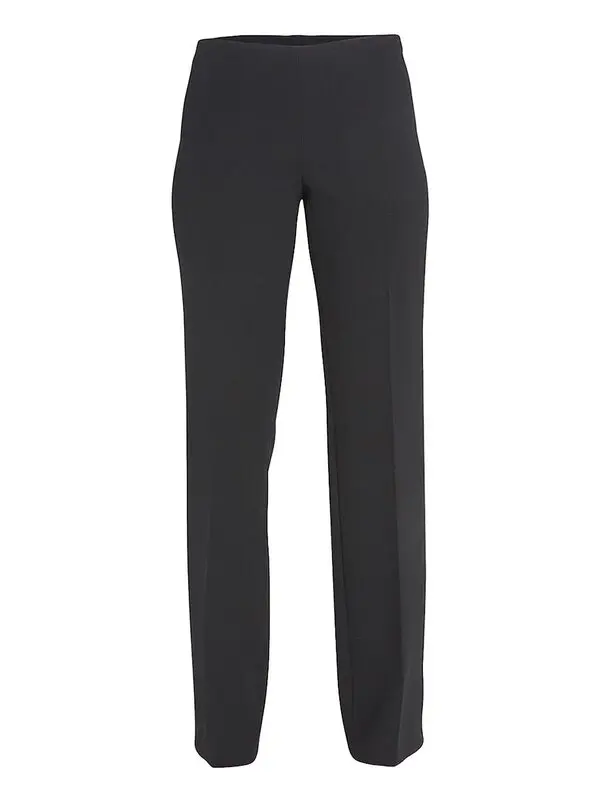 Akris Carol Classic Flat-front Pants - Black