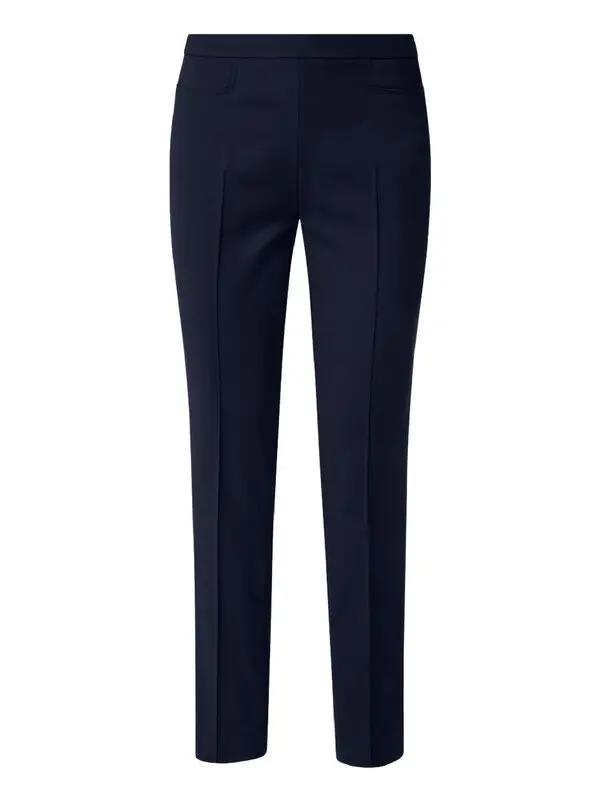Akris Franca Cropped Trousers - Navy