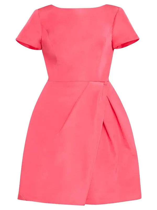 Carolina Herrera Icon Bateau Neck Short-sleeve Dress - Mdpink