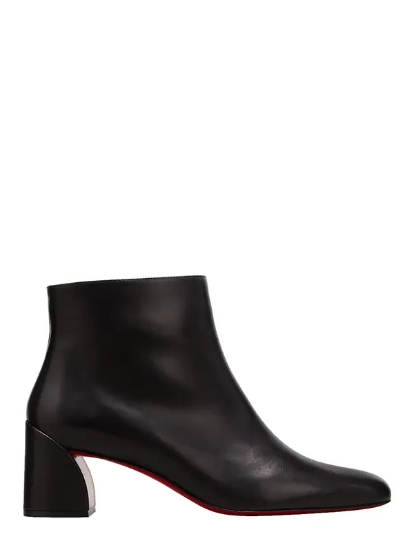 CHRISTIAN LOUBOUTIN 55mm Turela Leather Booties - Black