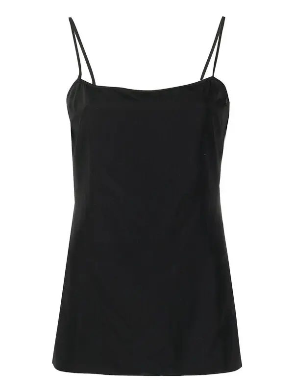 Alberta Ferretti Square-neck Camisole Top - Black