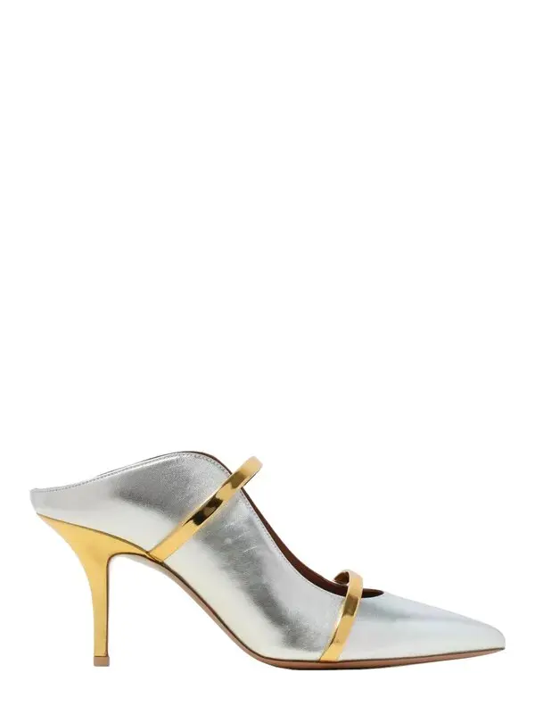 MALONE SOULIERS Maureen 90mm Mules - Silver
