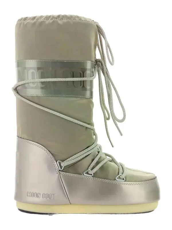 Moon Boot Icon Glance Satin Snow Boots - Neutrals