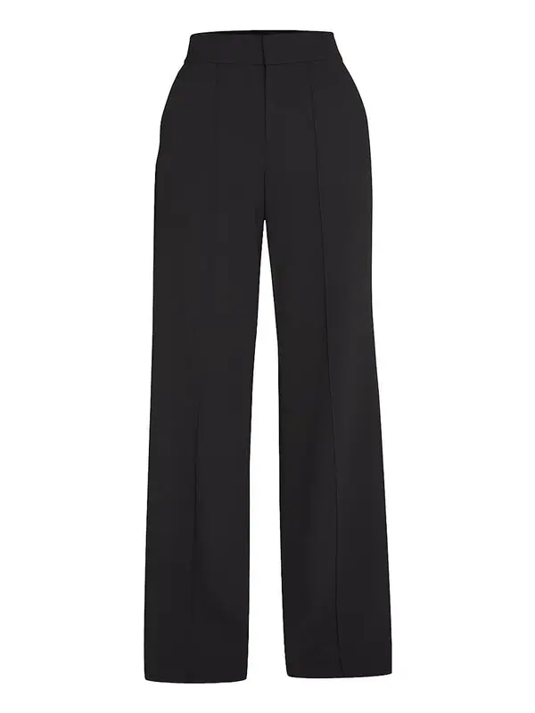 Alice + Olivia Dylan Wide-leg Pants - Black