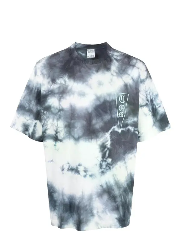 COUNTY OF MILAN Tie-dye Print T-shirt - Black
