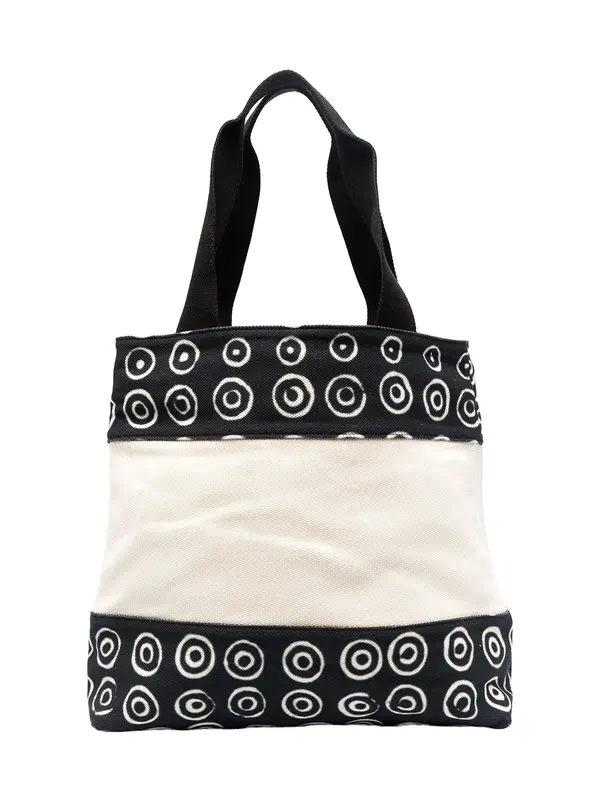 10 CORSO COMO Spiral Print Tote Bag - White
