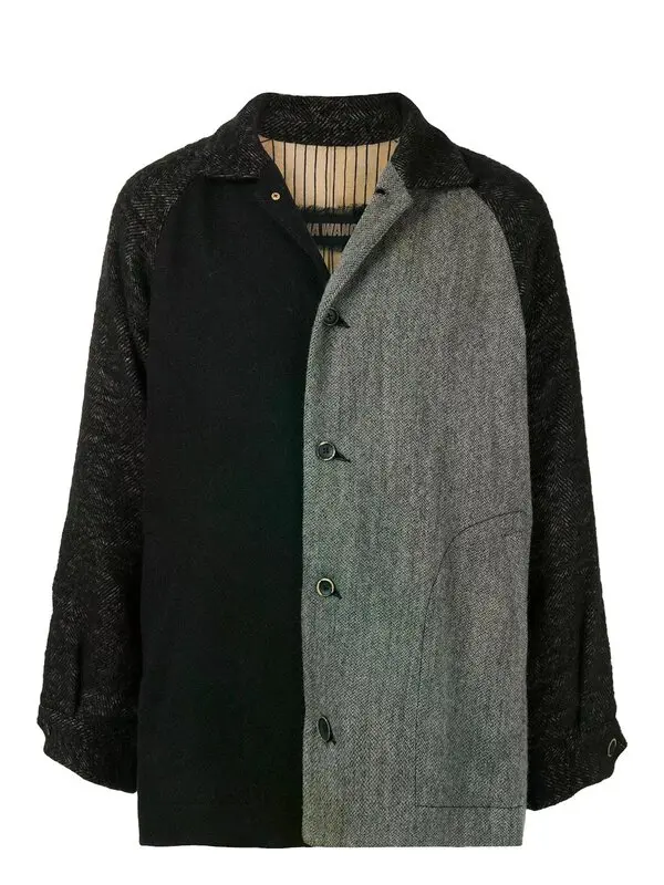 UMA WANG Two-tone Buttoned Jacket - Multicolour