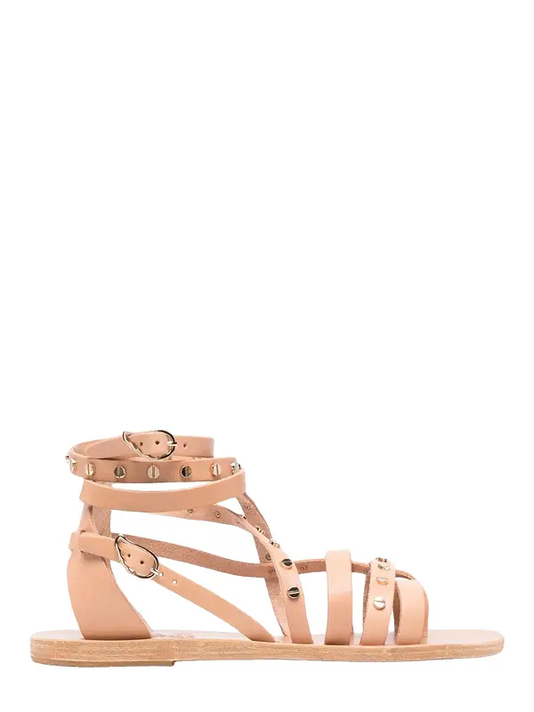 ANCIENT GREEK SANDALS Satira Nails Flat Sandals - Neutrals