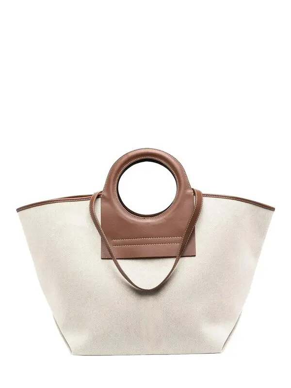 Hereu Large Cala Canvas Tote Bag - Neutrals