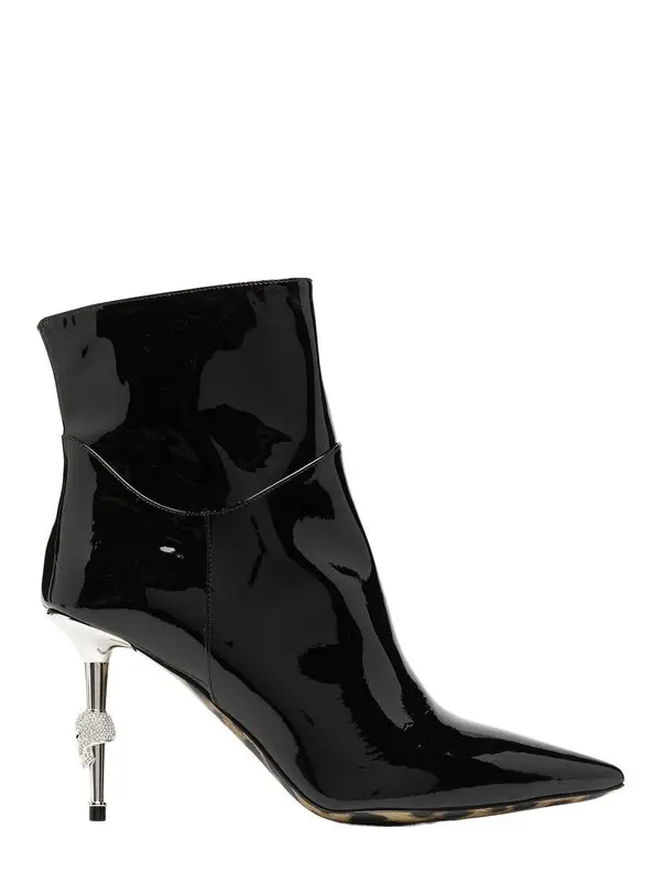 Philipp Plein Skull-heel Ankle Boots - Black