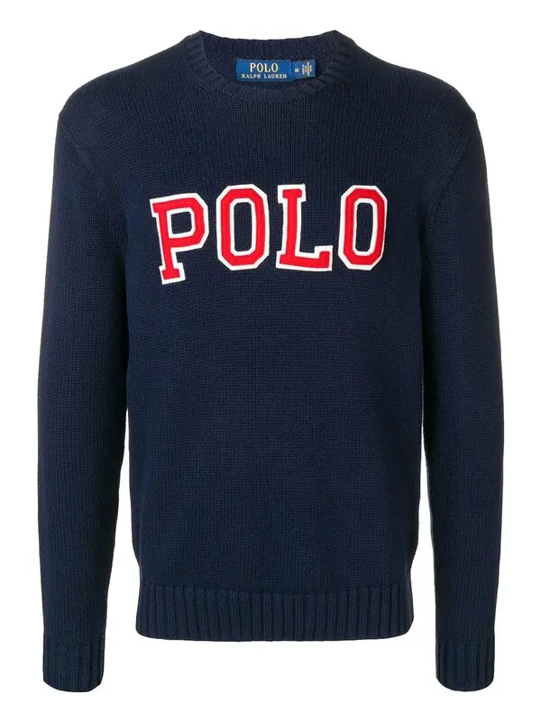 Polo Ralph Lauren Varsity Logo Sweater - Blue