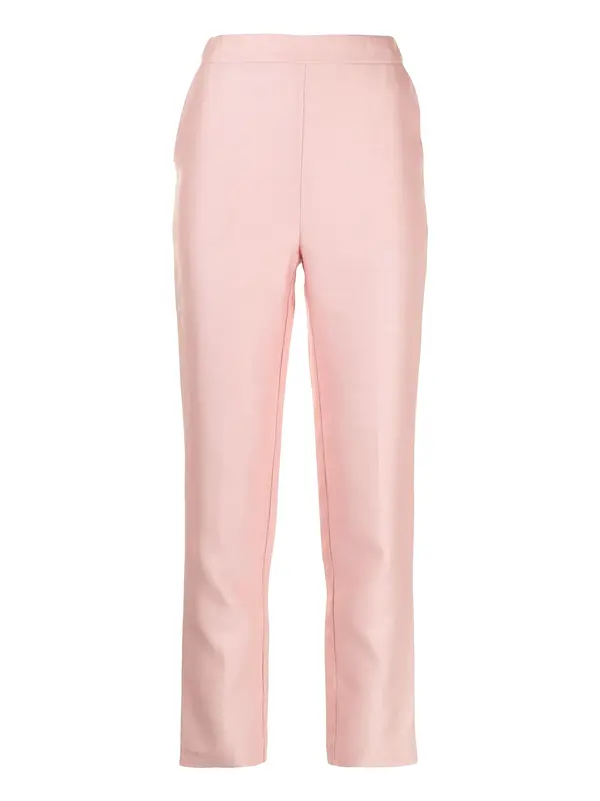 MACGRAW Non Chalant Silk-blend Trousers - Pink