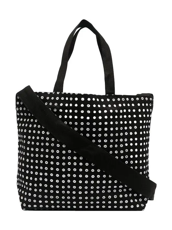 10 CORSO COMO Logo-print Small Canvas Tote Bag - Black