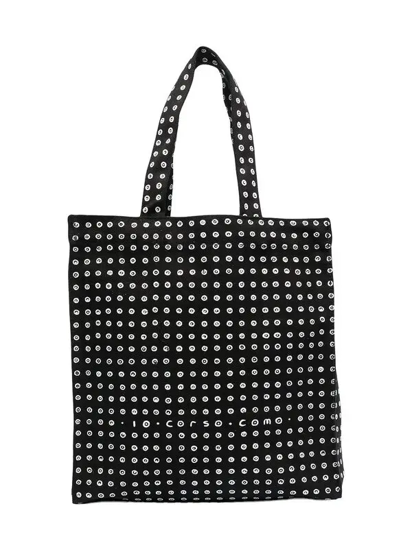 10 CORSO COMO Motif-print Cotton Tote Bag - Black