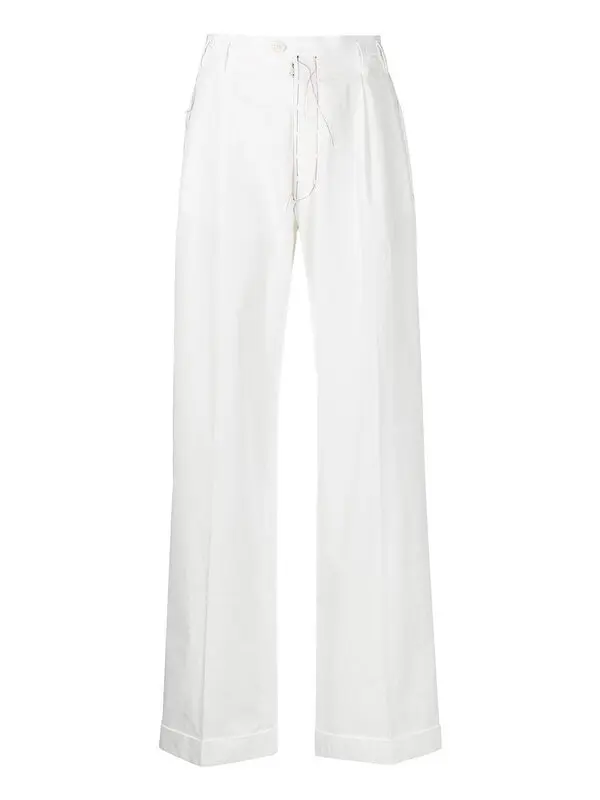 MAISON MARGIELA High-waisted Trousers - Neutrals