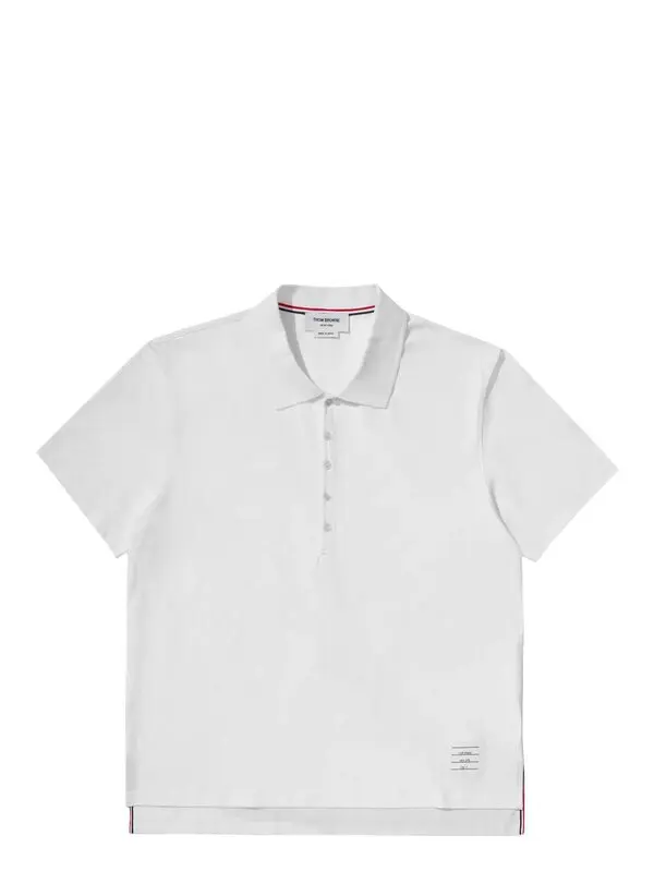 Thom Browne Cotton Polo Shirt - White