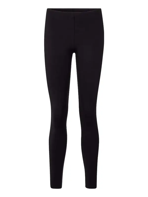 THE ROW Woolworth Mid-rise Leggings - Black