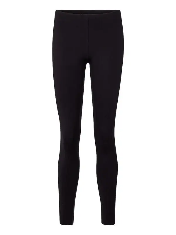 THE ROW Woolworth Mid-rise Leggings - Black