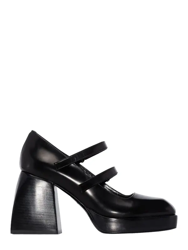 NODALETO Bulla Babies 85mm Platform Pumps - Black