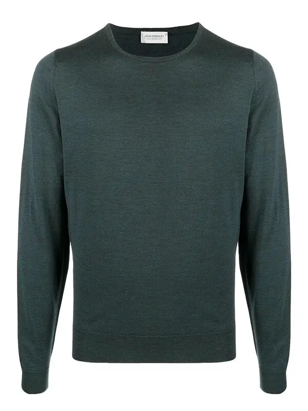 John Smedley Crew Neck Jumper - Green