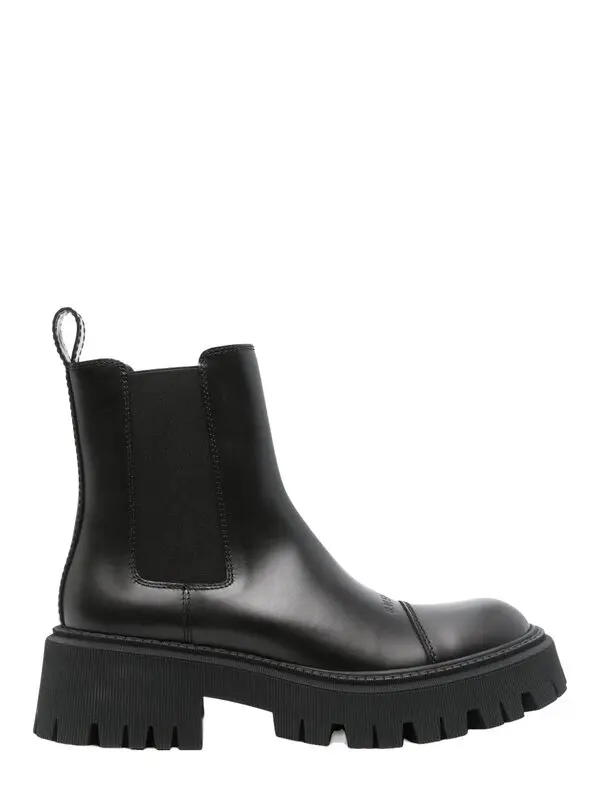 Balenciaga Tractor 20mm Boots - Black