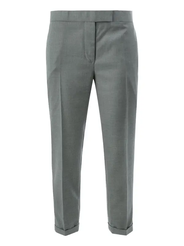 Thom Browne Mid-rise Tailored Trousers - Grey
