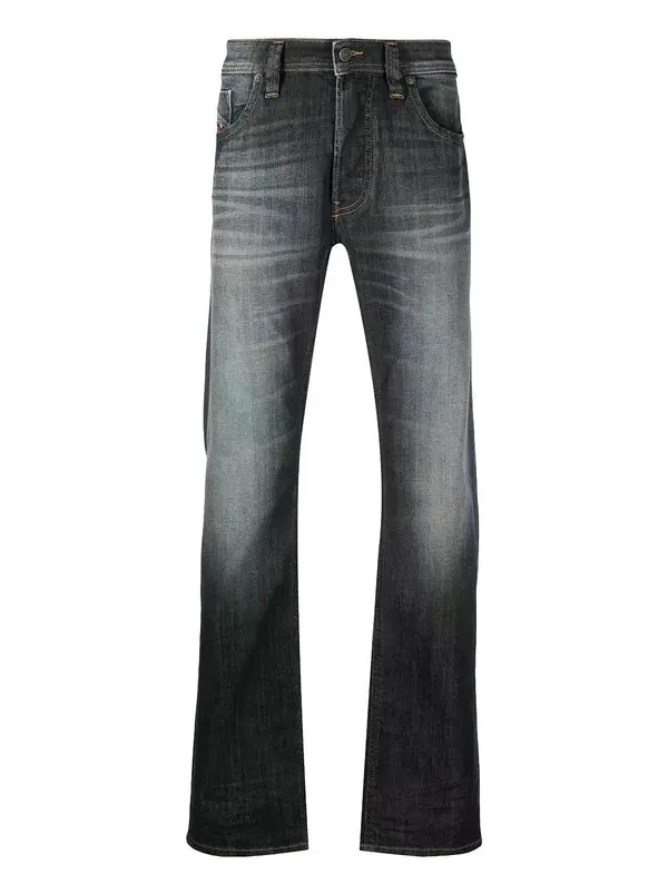 DIESEL® Faded Bootcut Jeans - Blue