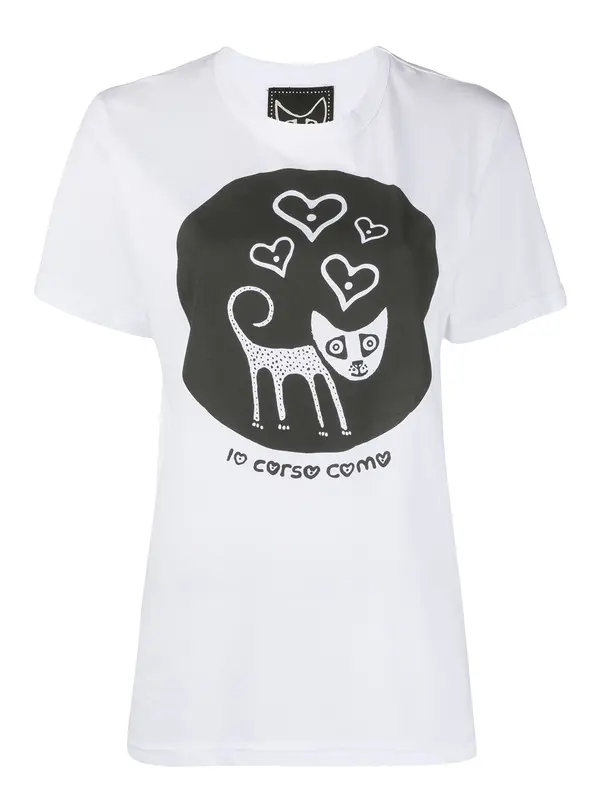 10 CORSO COMO Graphic-print T-shirt - White