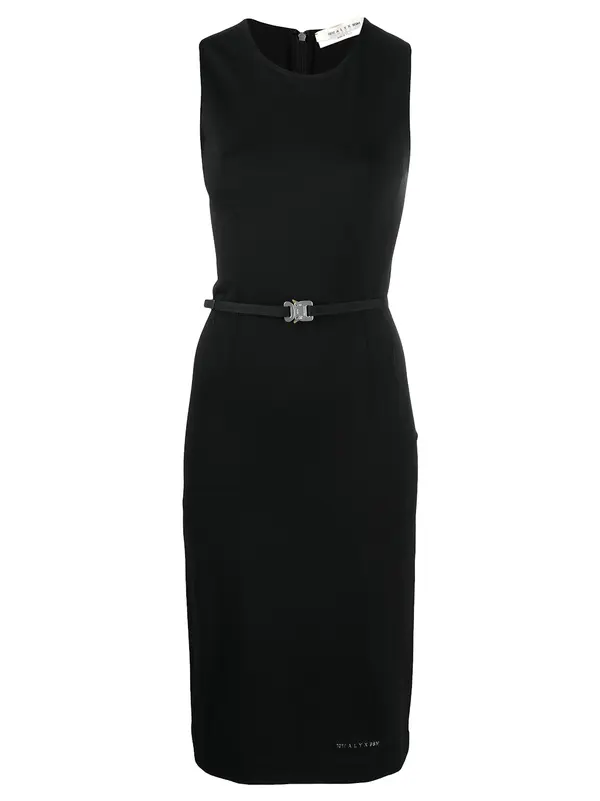 1017 Alyx 9sm Belted Midi Dress - Black