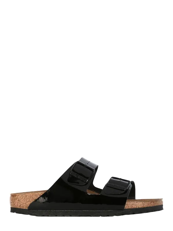 BIRKENSTOCK Arizona Patent Sandals - Black