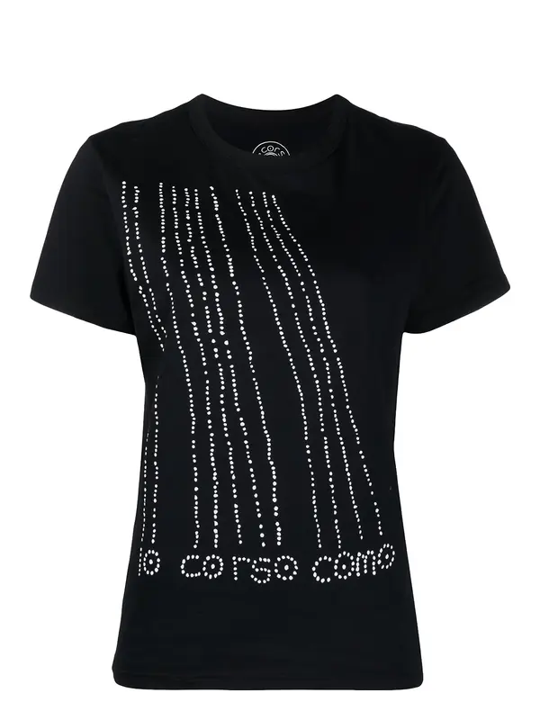 10 CORSO COMO Graphic-print T-shirt - Black