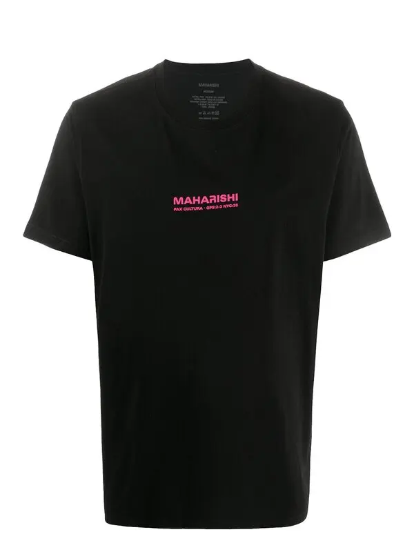 MAHARISHI Logo Print T-shirt - Black