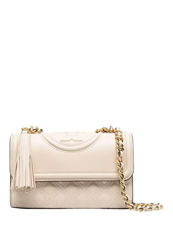 Tory Burch Fleming Convertible Shoulder Bag - Neutrals