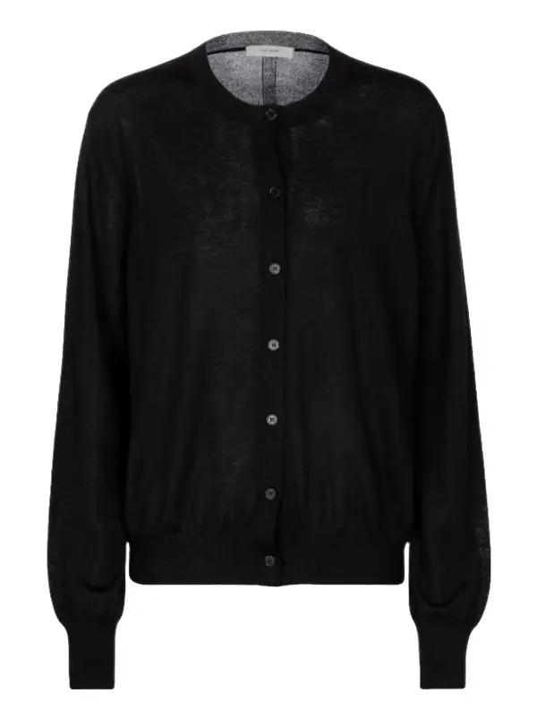 THE ROW Battersea Cashmere Cardigan - Black