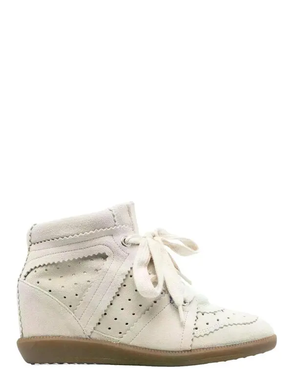 Isabel Marant Étoile Bobby Wedge Sneakers - Neutrals