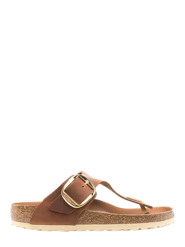 BIRKENSTOCK Gizeh Buckle Sandals - Brown