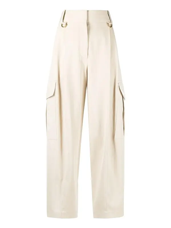 Givenchy Cargo-style Straight-leg Trousers - Neutrals