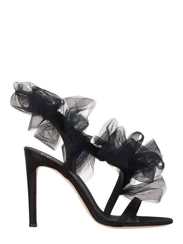 GIUSEPPE ZANOTTI 105mm Nausica Sandals - Black