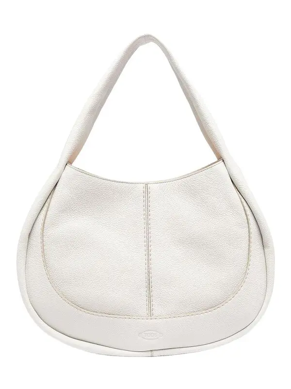 TOD'S Small Leather Tote - White