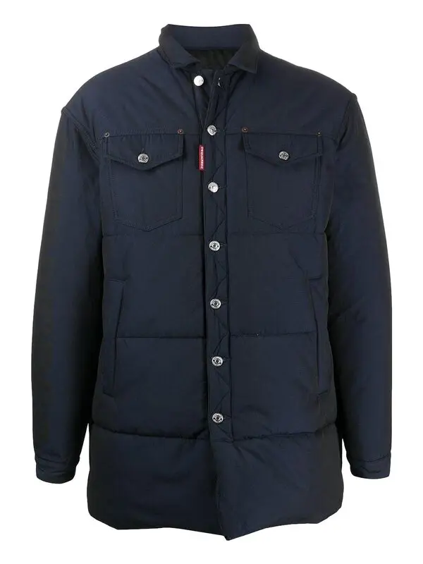 Dsquared2 Padded Coat - Blue