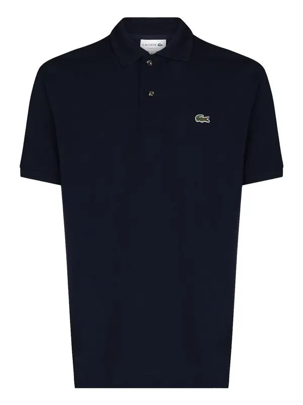 Lacoste Logo-appliqué Polo Shirt - Blue